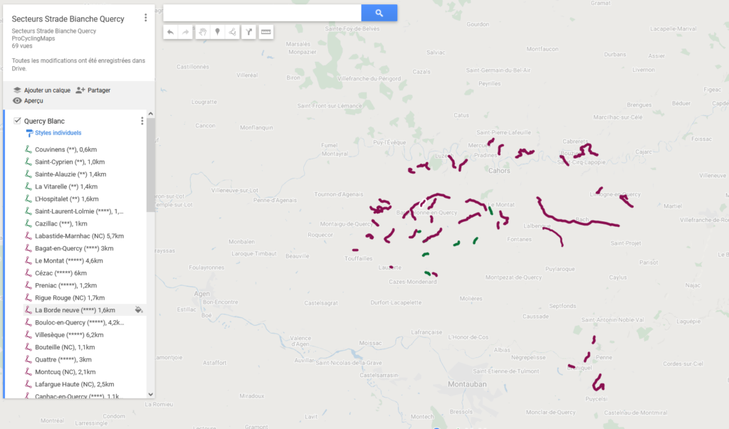Location & access maps - Procyclingmaps